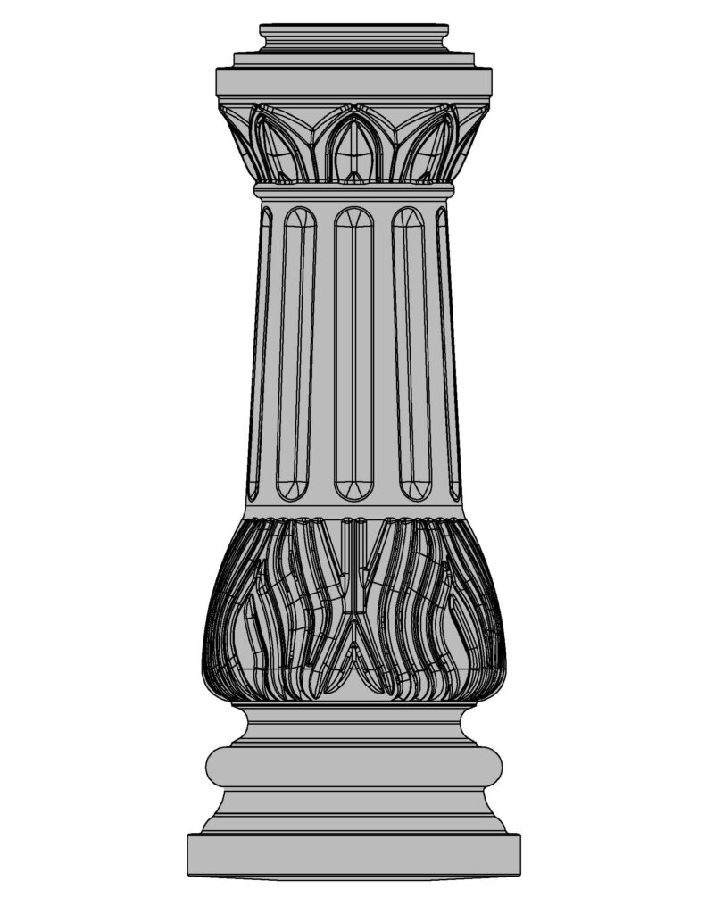 6″ Corinthian Post Base